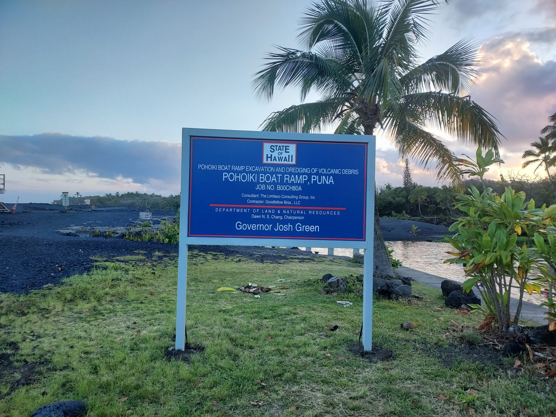 POHOIKI BOAT RAMP EXCAVATION & DREDGING PROJECT BLESSING CEREMONY ...